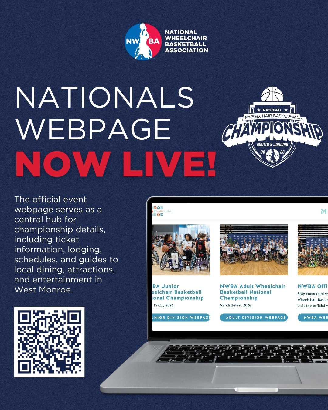 NWBA and Discover Monroe-West Monroe Launch Official Webpage for 2026 ...