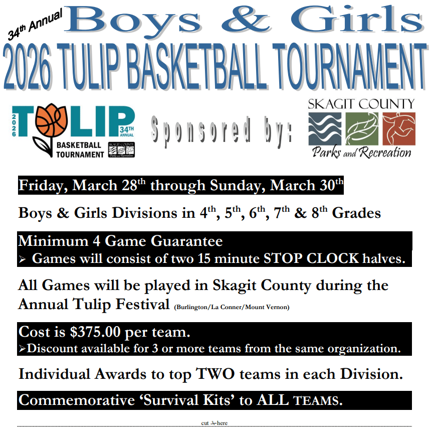2026 Tulip Basketball Tournament ( Girls & Boys 4th-8th Grades) - Home ...